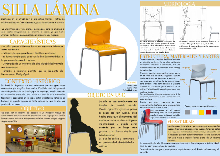 TP 3 Entrega Silla Lámina Entrega Final 205 | PDF | Silla | Acero