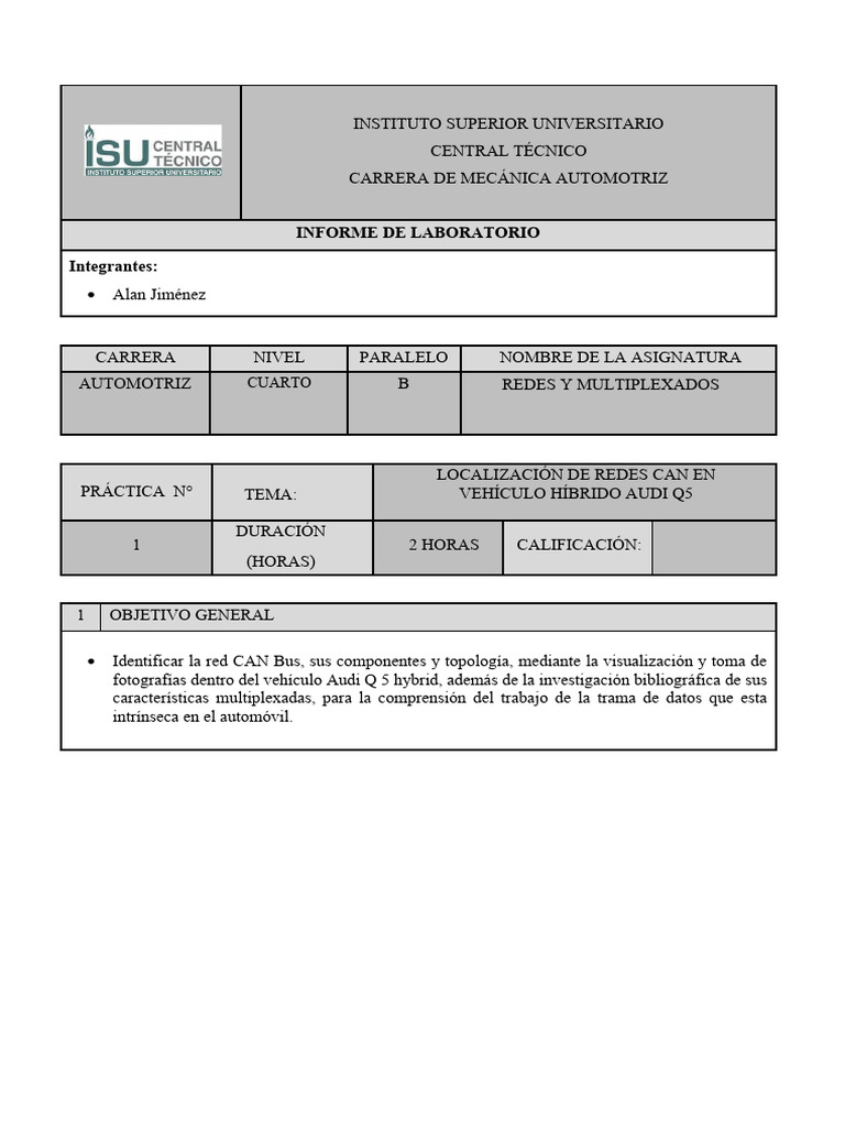 Jimenez Alan #S7 Inf1 | PDF | Airbag | Fibra óptica