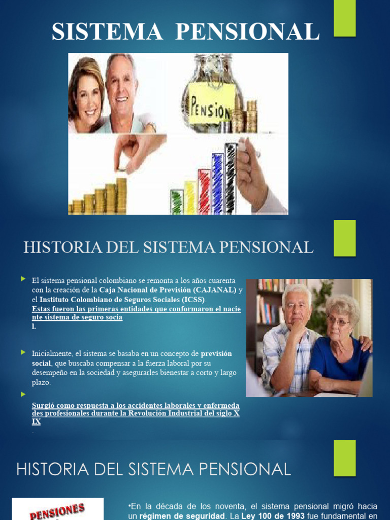Sistema Pensional | Descargar gratis PDF | Pensión | Jubilación