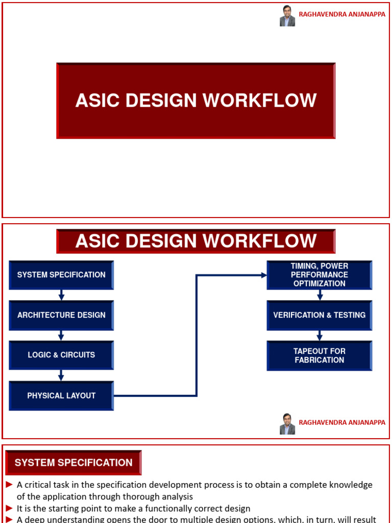 Asic Design Workflow 1718163271 | PDF | Computer Engineering | Engineering