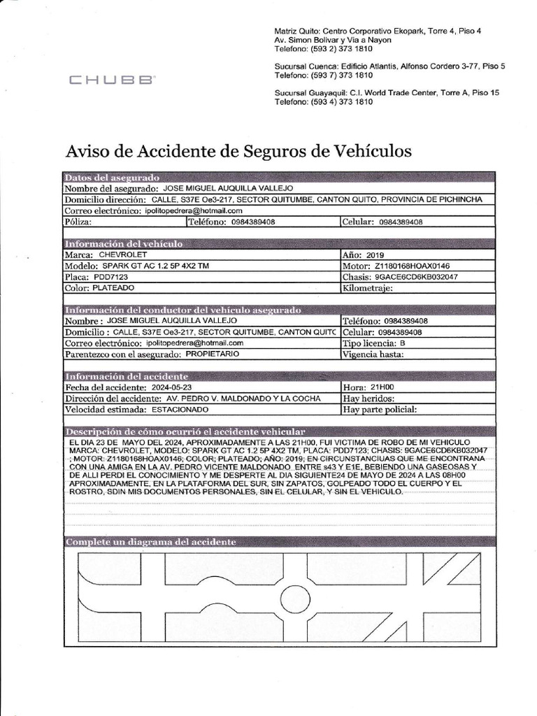 DOC. ASEGURADORA - Compressed | PDF | Vehículos | Vehículo de motor