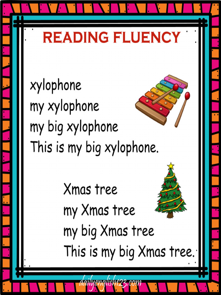 Reading Fluency - X | PDF