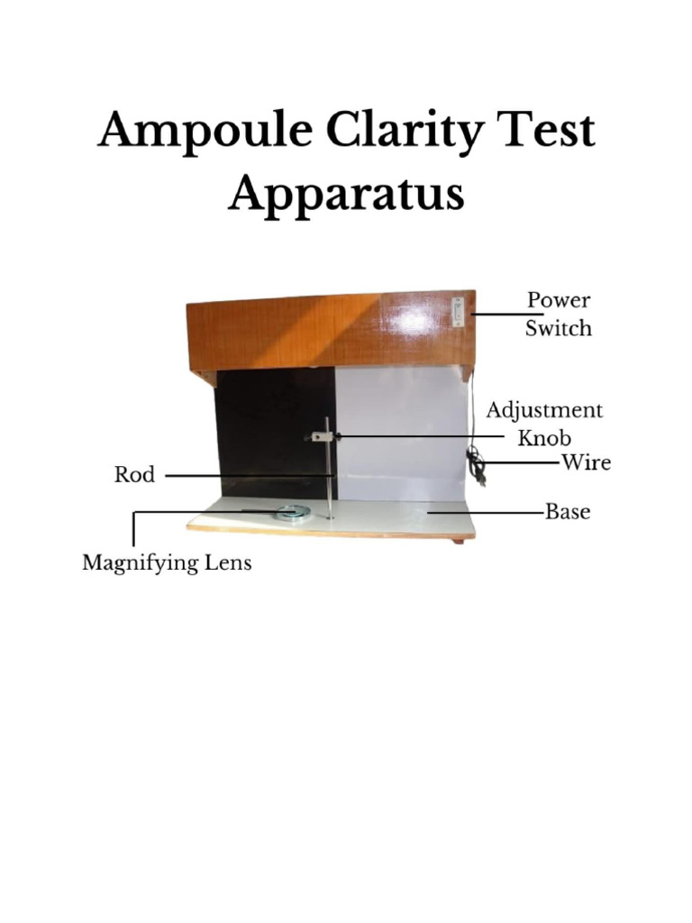 Clarity Test Apparatus | PDF