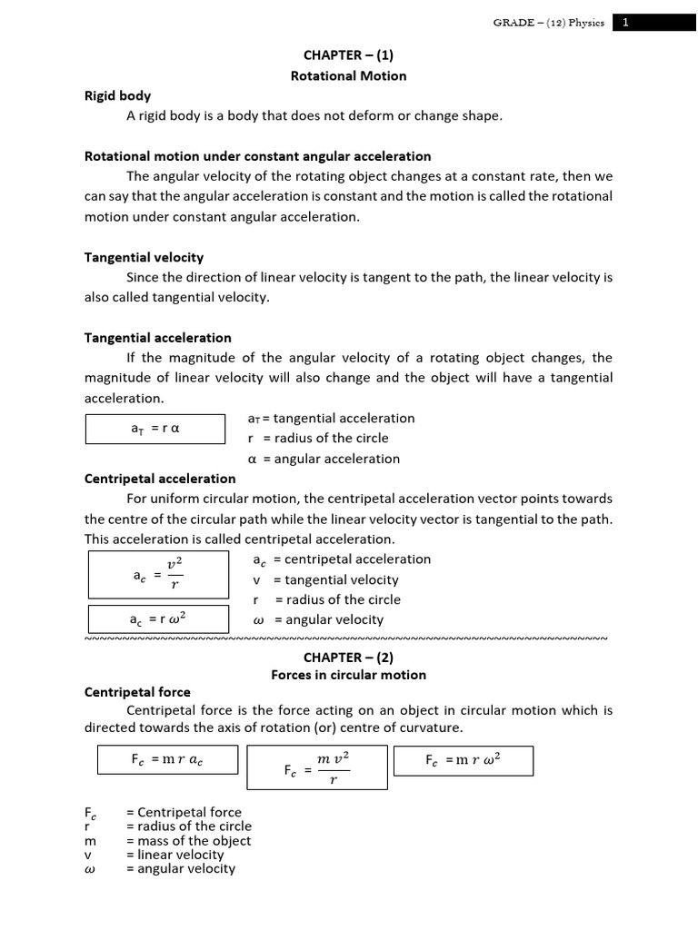 PHYS Def Complete | PDF | Acceleration | Electromagnetic Induction