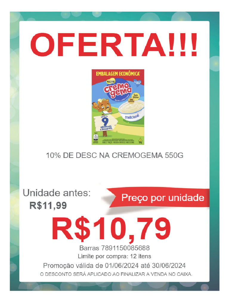 Cremo Promo | PDF