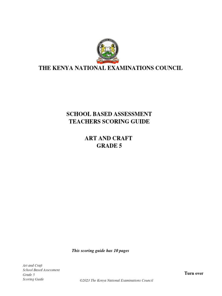 ART 1 20230928231211277RegularRubricMarkingScheme | PDF | Drawing ...