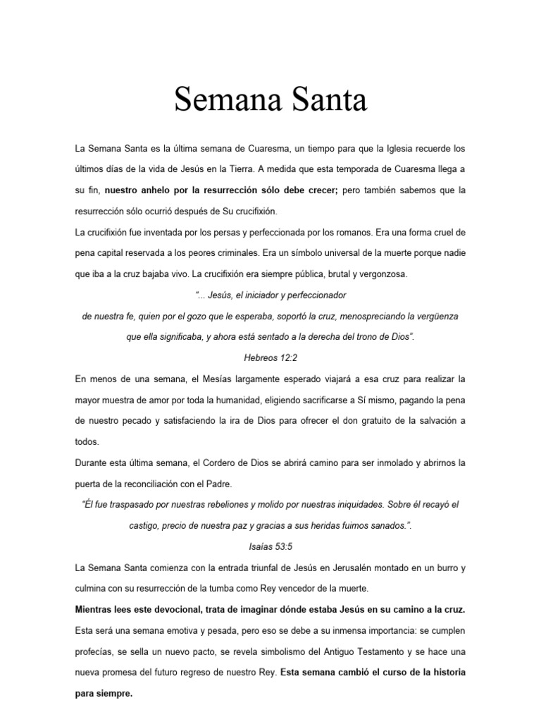 Semana Santa | PDF
