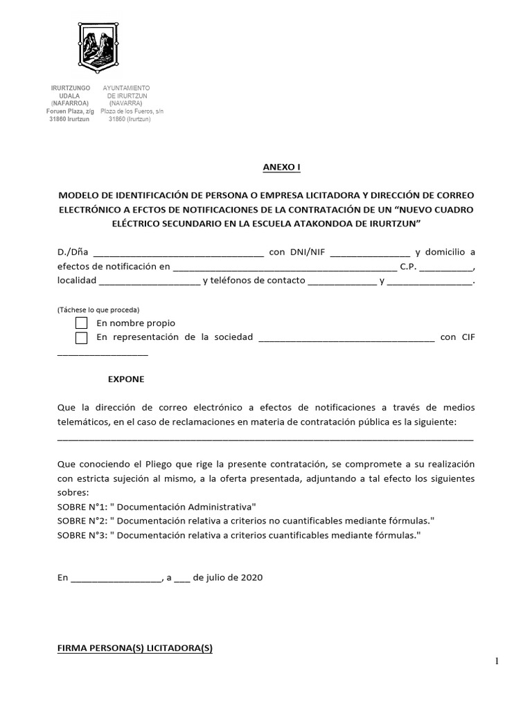 Anexo I | PDF | Finanzas y dinero