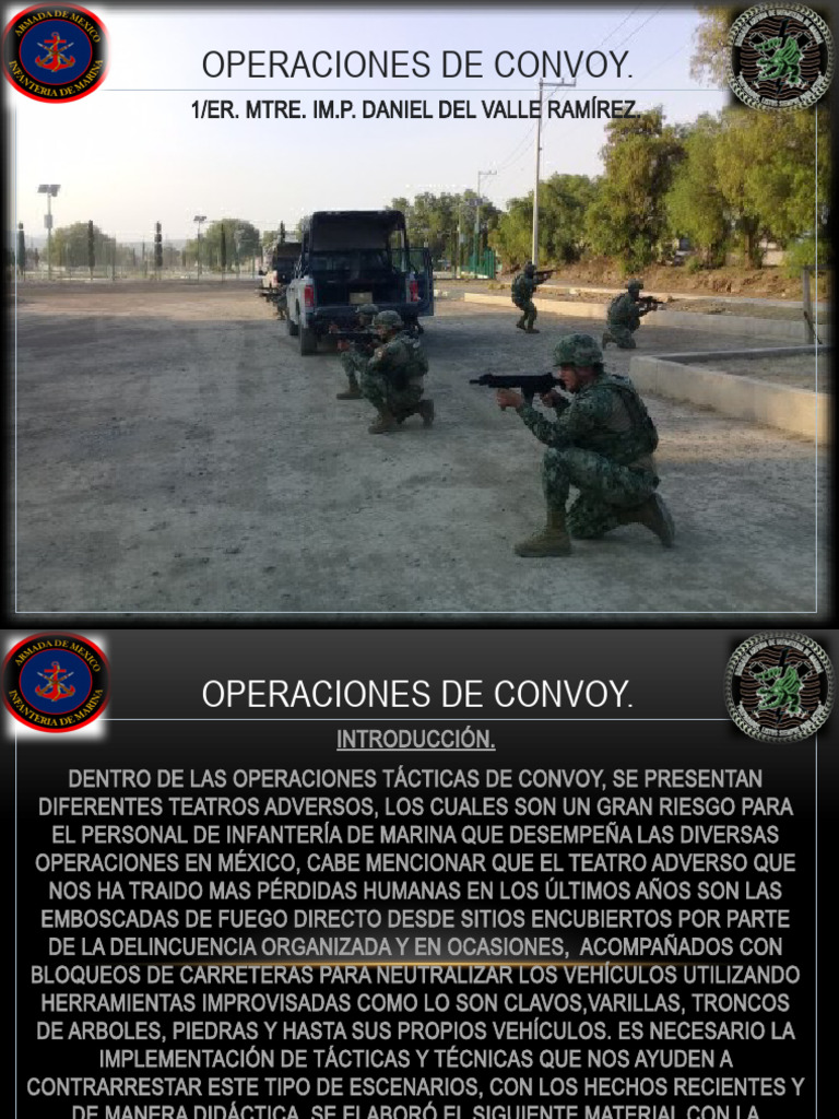 Tácticas de Operaciones de Convoy | PDF | Infantería | Planificación