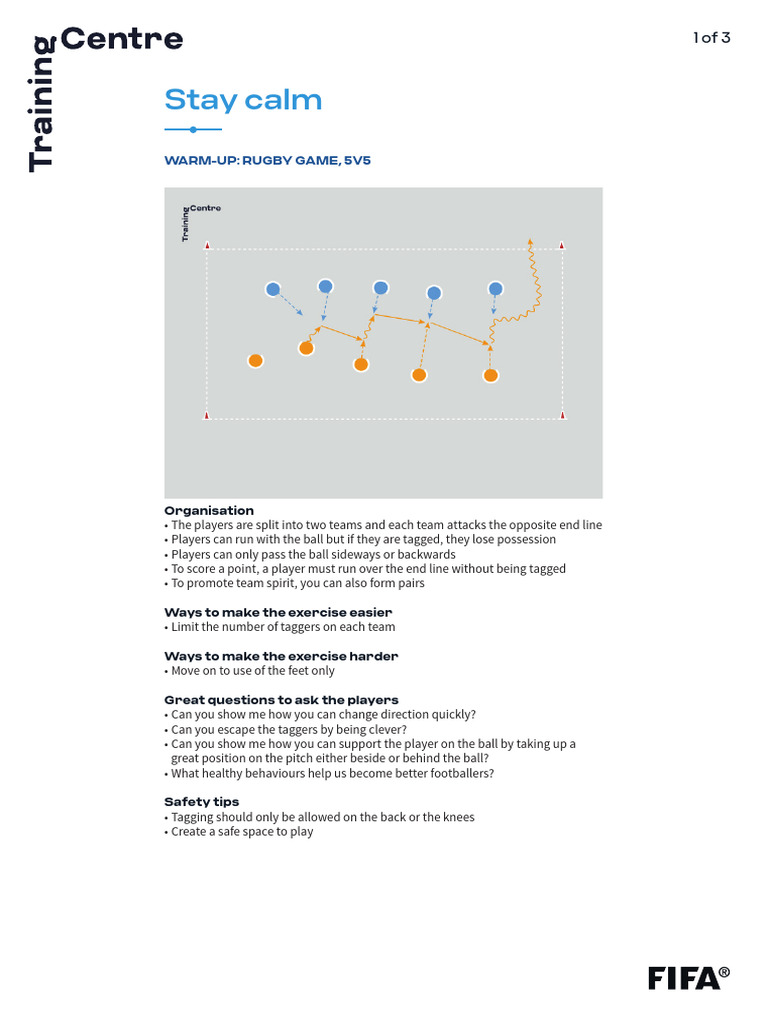 Stay Calm | PDF | Football Codes | Sports Rules And Regulations