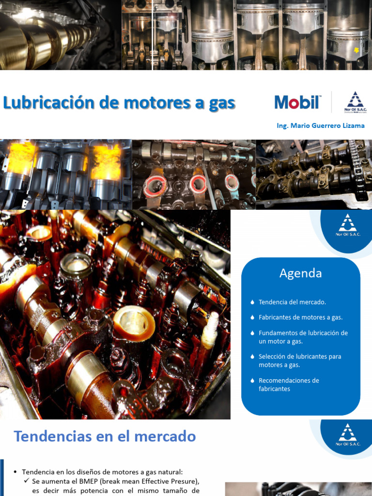 Lubricación Eficiente para Motores a Gas | PDF | Lubricante | Combustión
