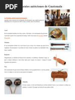 El Ayotl, La Marimba Instrumentos Autoctonos. | PDF | Instrumentos ...