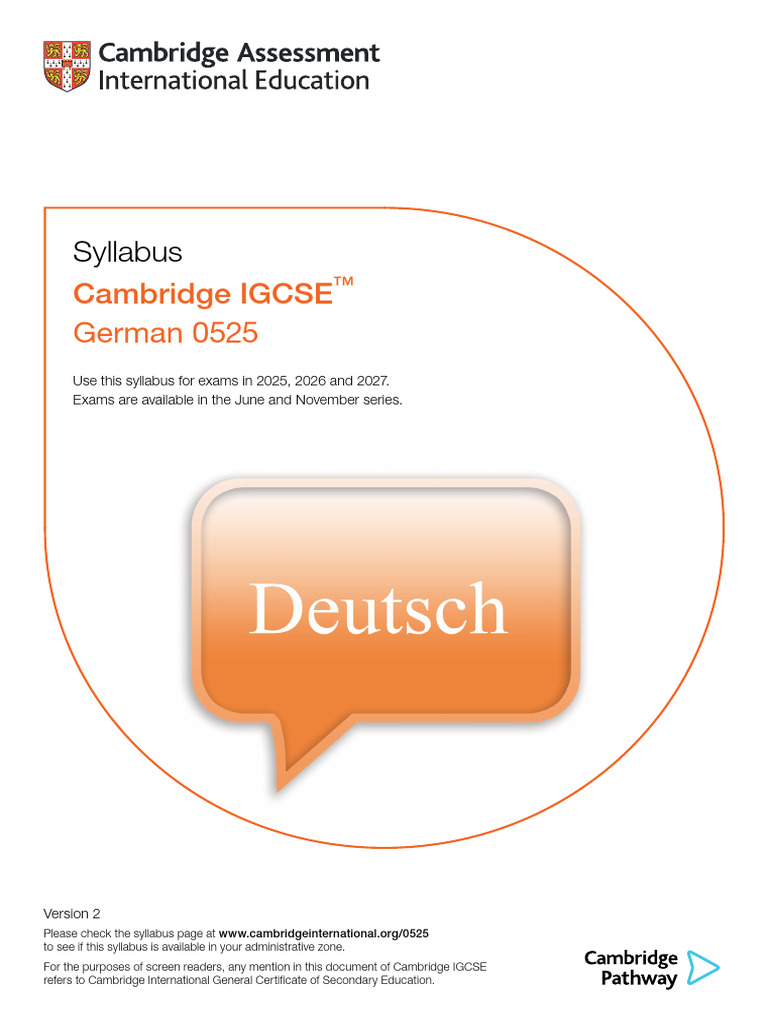 German Syllabus | PDF | Art