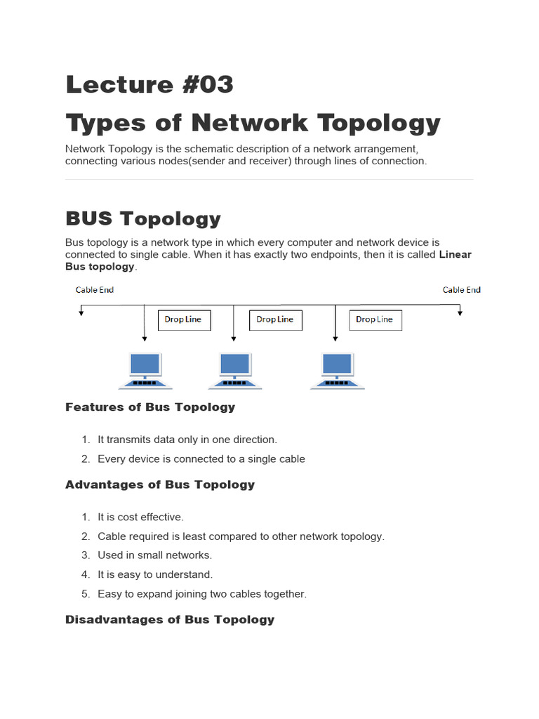 Lecture 3 Network Topology | PDF | Network Topology | Routing