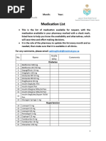 Comprehensive Drug Formulations List | PDF | Drugs | Pharmacology