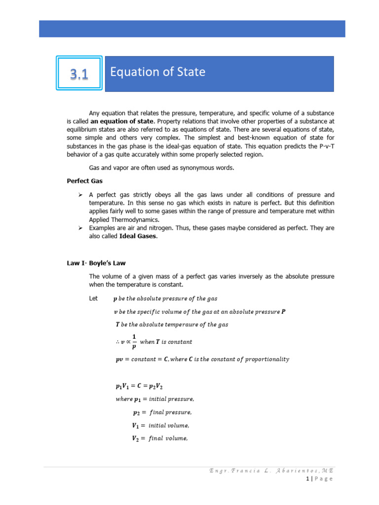 Ideal Gas Law | PDF | Gases | Mole (Unit)