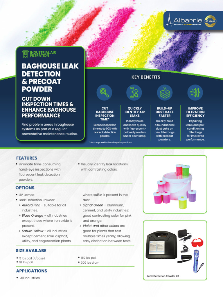 Precoat-Leak-Detection-Powder Albarrie Sales-Sheet 2023 New-Layout FV ...