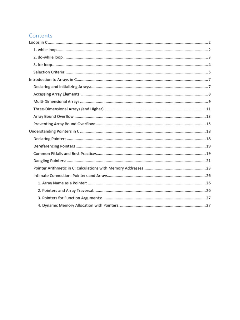 05 C Programming Day 5 Pdf Pointer Computer Programming