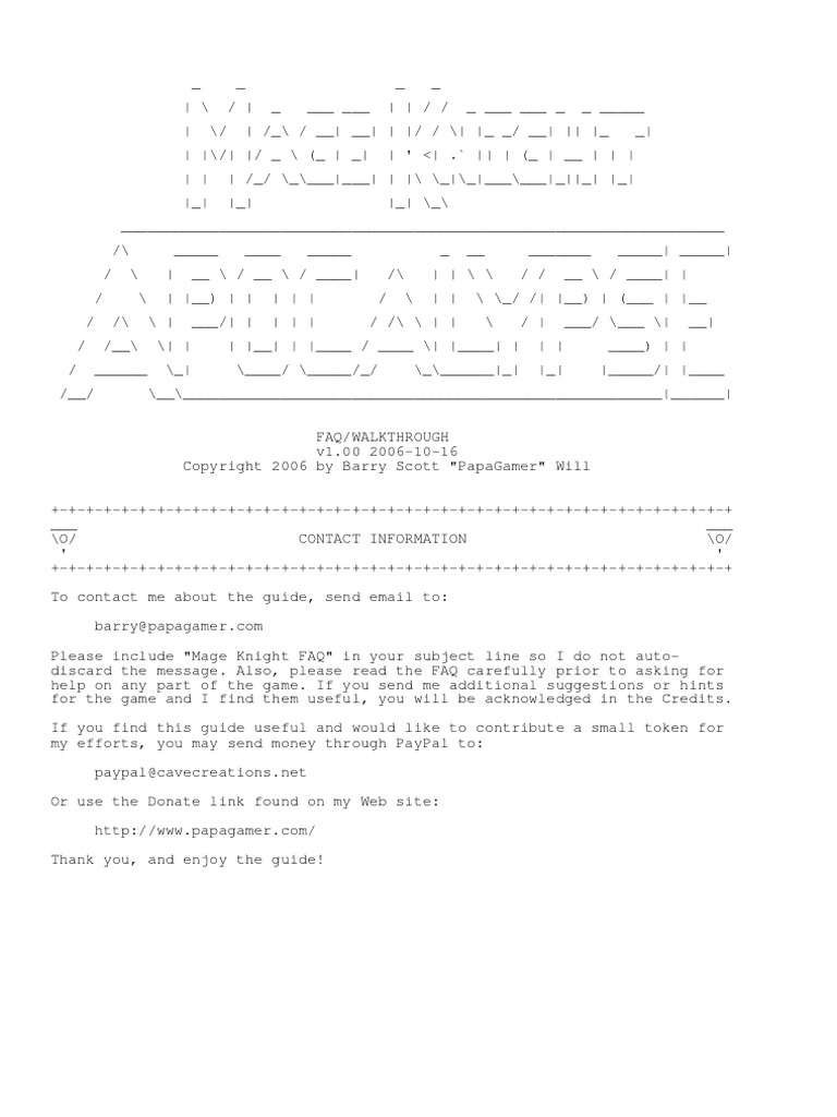 Mage Knight Apocalypse Guide | PDF | Icon (Computing)