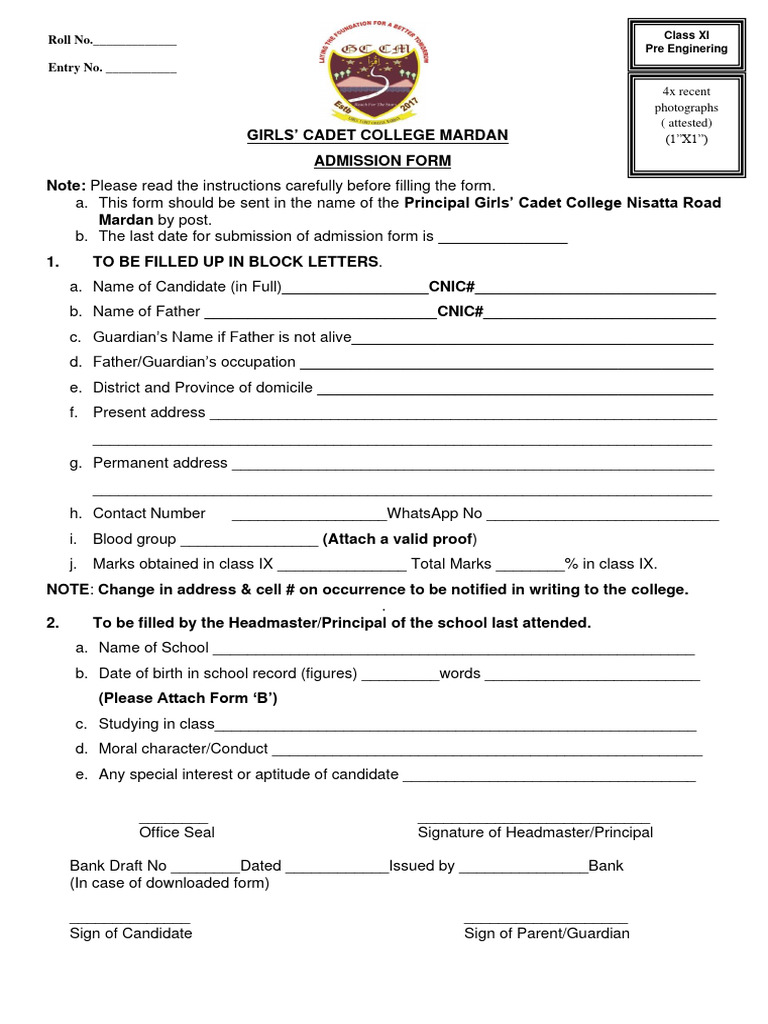 Form 1st year-Pre Engineering | PDF | Government | Justice