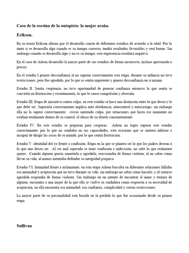 Tragedia de Aileen: Desarrollo Fallido | PDF | Ansiedad | Las emociones