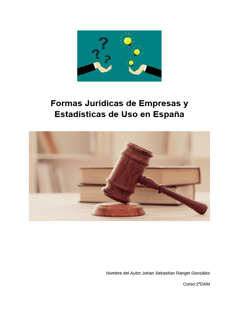Tarea Ud7 - Exposición Formas Jurídicas | PDF | Iniciativa empresarial | Business