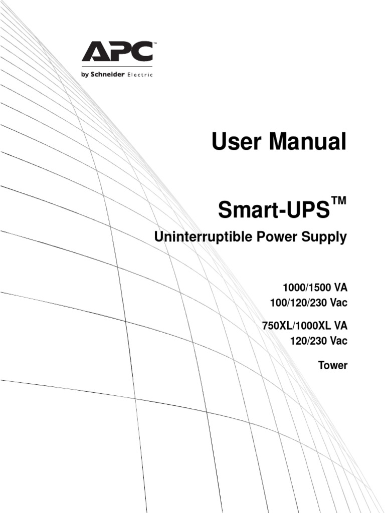 Ups Smart 1000 | PDF | Mains Electricity | Legal Liability