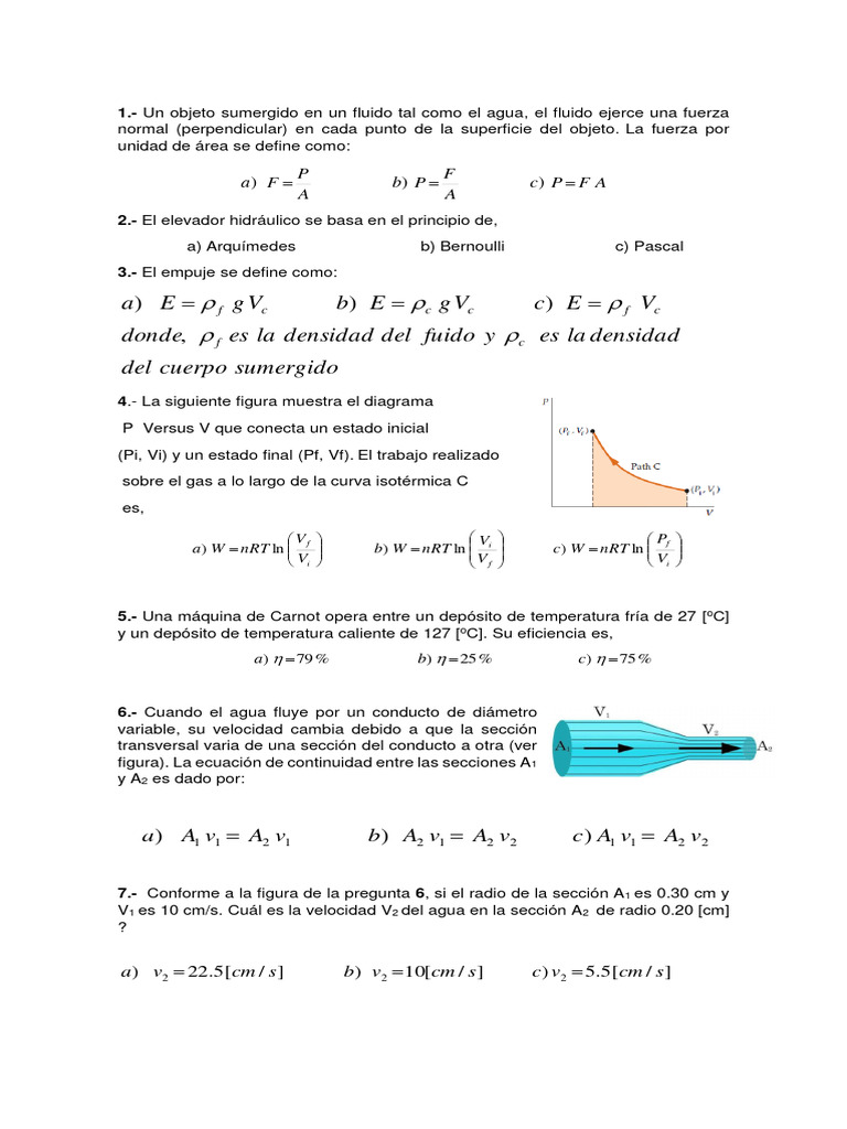 SIMU - Par - A - FIS - II - 1roSEM - 2024 | PDF | Ciencia y matemáticas