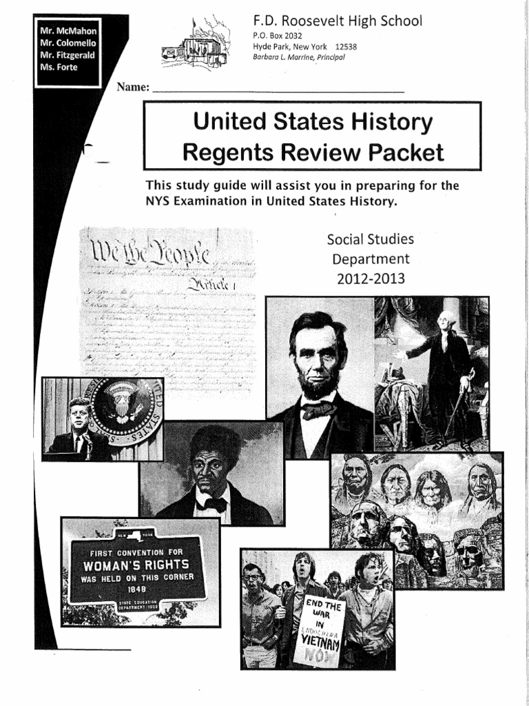 Us History Review Packet For Web | PDF | Federal Government Of The ...