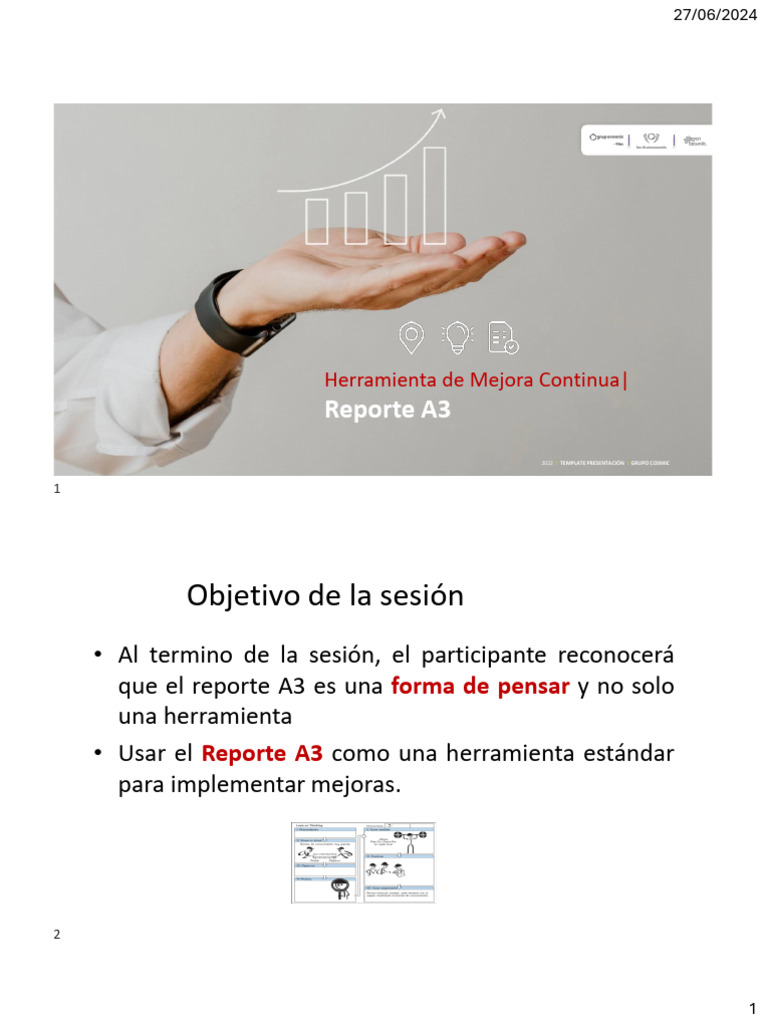 Mejora Continua con Reporte A3 | PDF | Pensamiento | Cognición
