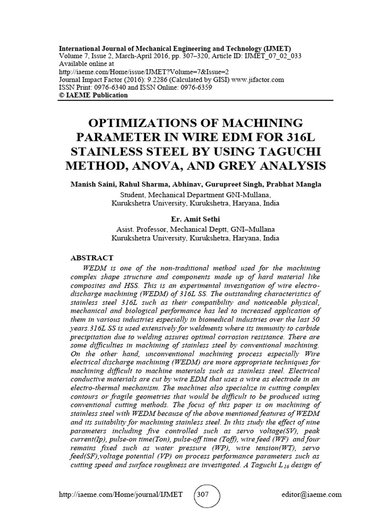 Ijmet 07 02 033 | PDF | Stainless Steel | Corrosion