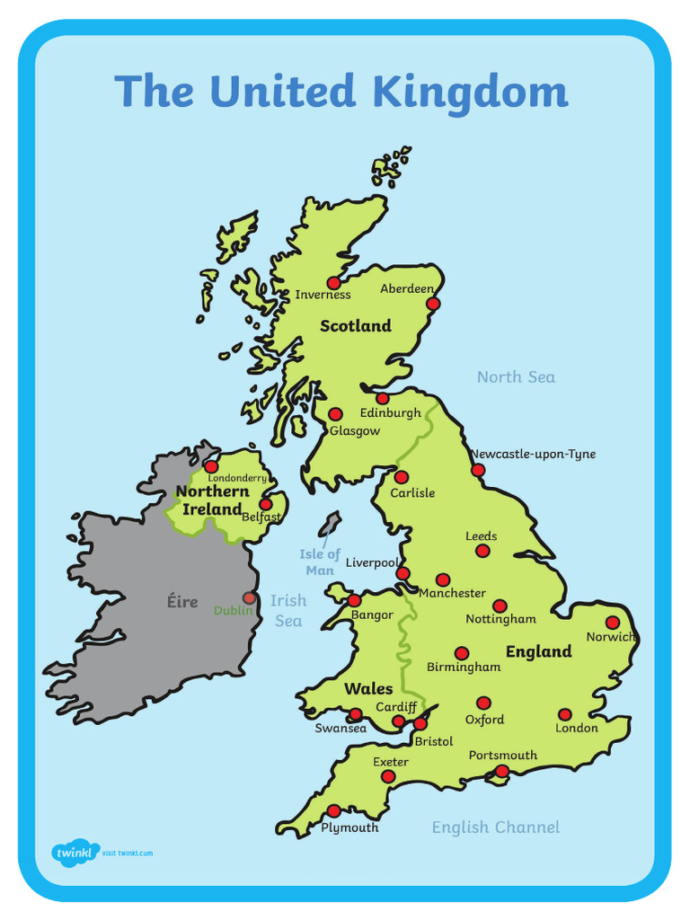 UK Map A3 | PDF