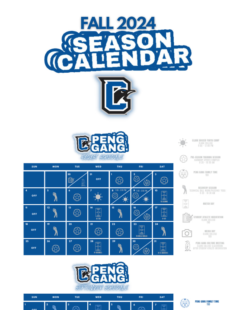 Clark Wsoc Fall 2024 Schedule | PDF | Sports