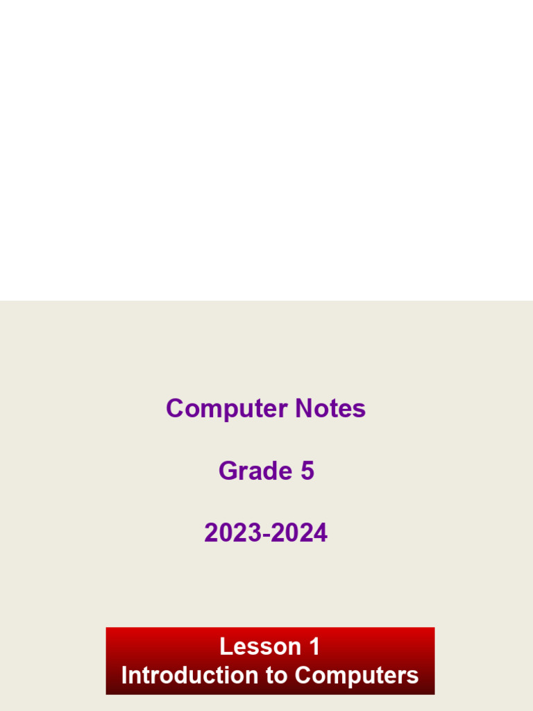computer grade 5 | PDF | Byte | Computer File