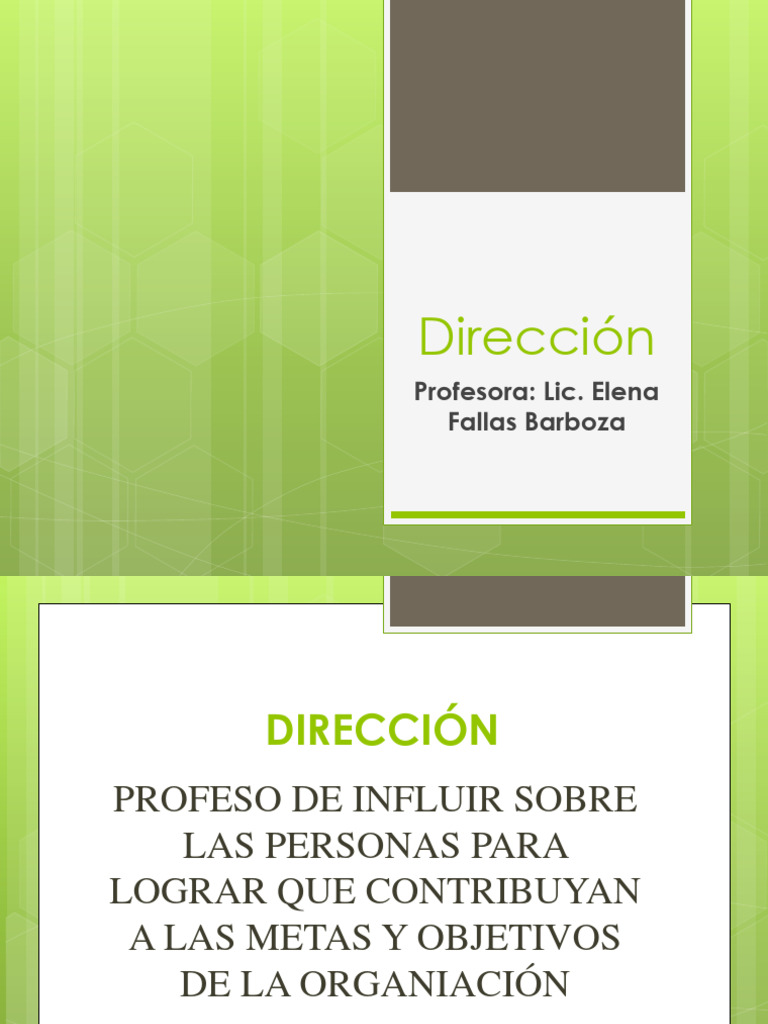 Direccion | PDF