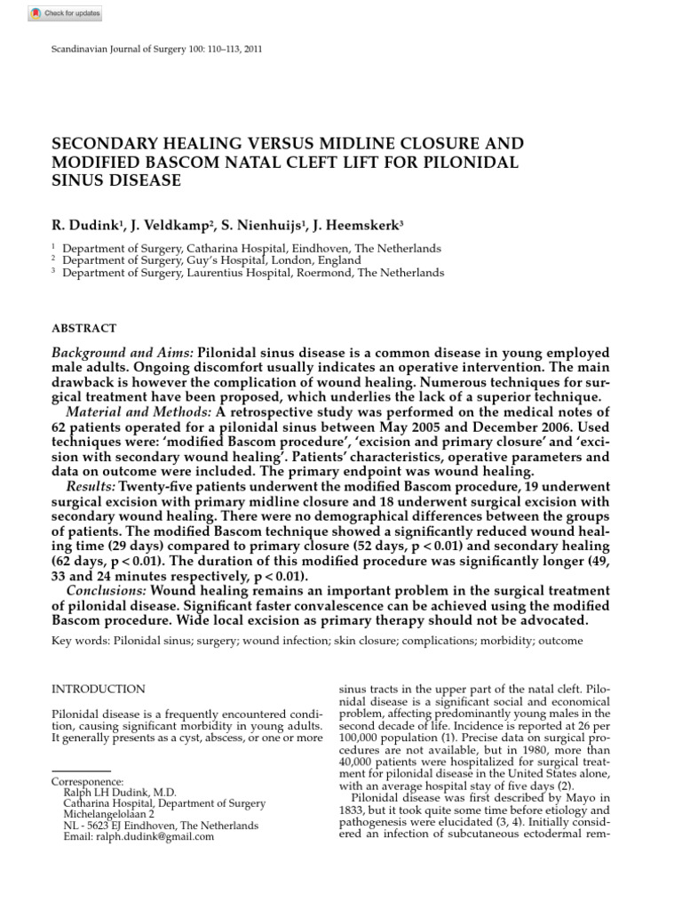 dudink-et-al-2011-secondary-healing-versus-midline-closure-and-modified ...