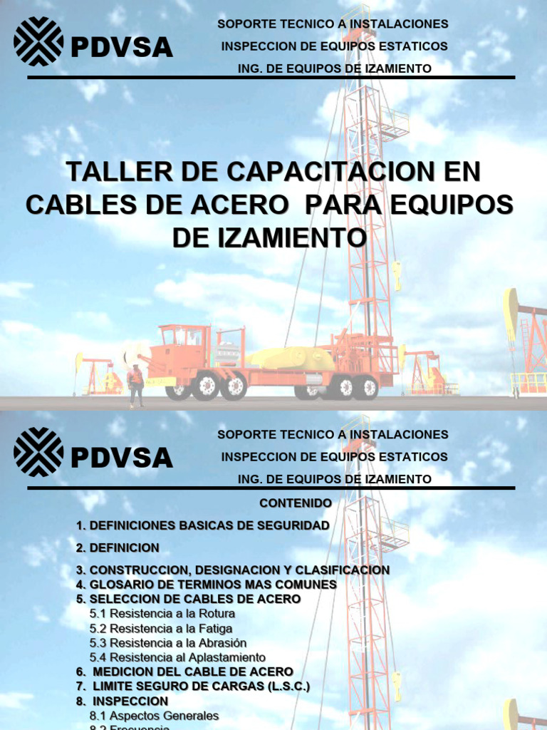 Conceptos Basicos Equipos de Izamiento | PDF | Materiales | Ingeniería ...