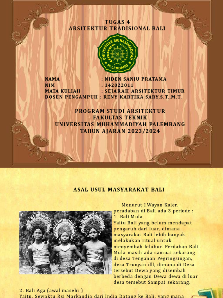Arsitektur Tradisional Bali: Konsep dan Filosofi | PDF | Filsafat ...