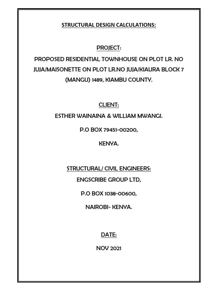 Design Calculations | PDF | Column | Masonry