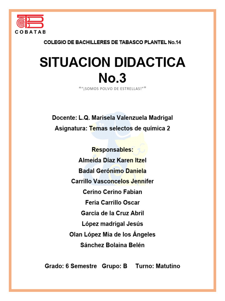 S D 3 Equipo1,6BM | PDF | Biomoléculas | Enlace químico