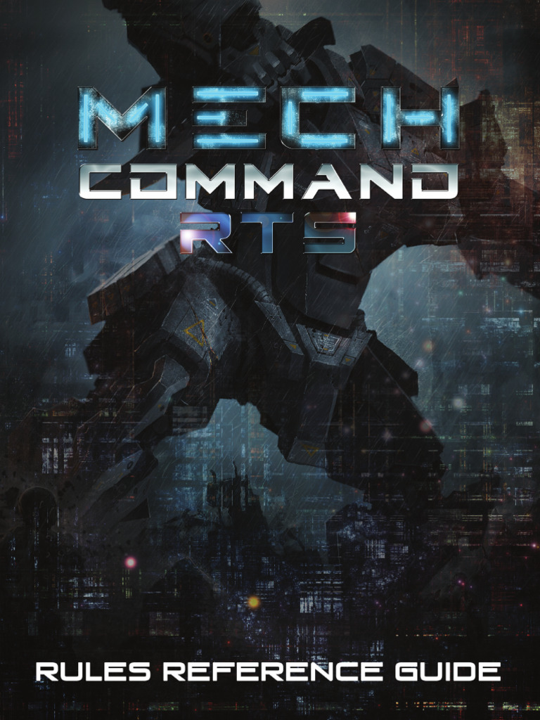 Rules Reference Guide Mech Command RTS | PDF | Artillery | Adhesive