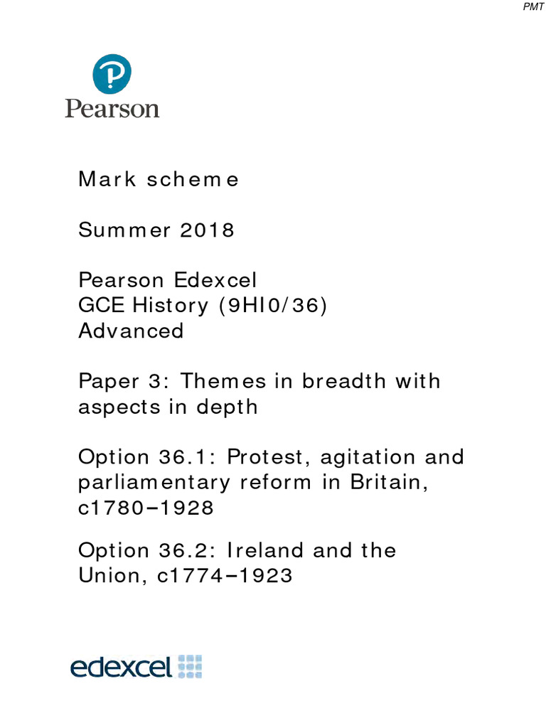 June 2018 MS - Paper 3 Option 36 Edexcel History A-Level | PDF | United ...