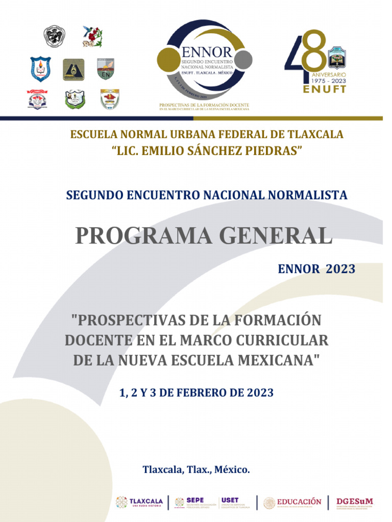 Programa Ennor 2023-2 | PDF | México | Modificación de comportamiento