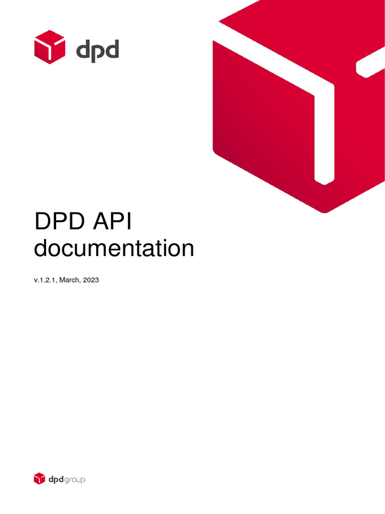 DPD API Documentation v1 2 1 | PDF | Parameter (Computer Programming ...
