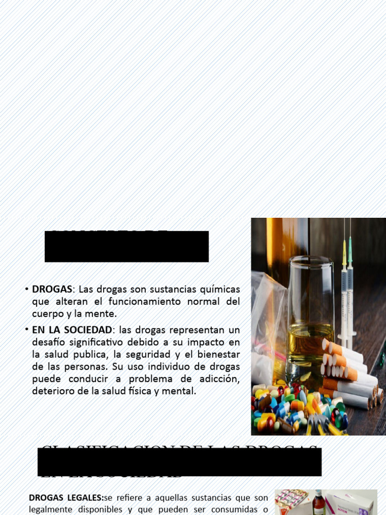 Las Drogas en La Sociedad | PDF | La dependencia de sustancias | Drogas