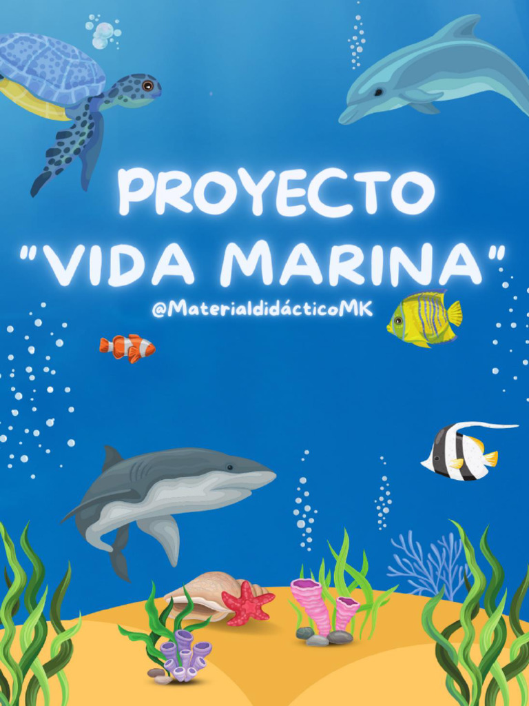 Actividades de Aprendizaje sobre Vida Marina | PDF | Aprendizaje ...