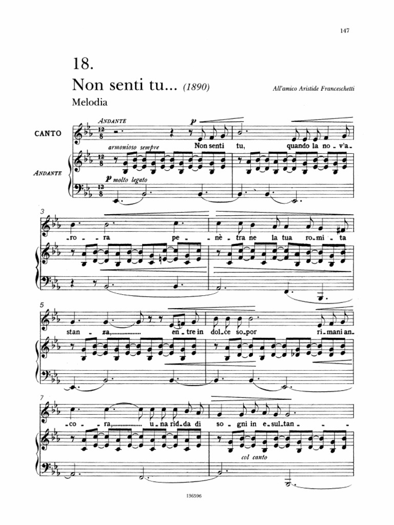 Tosti Non Senti Tu Mib+ | PDF