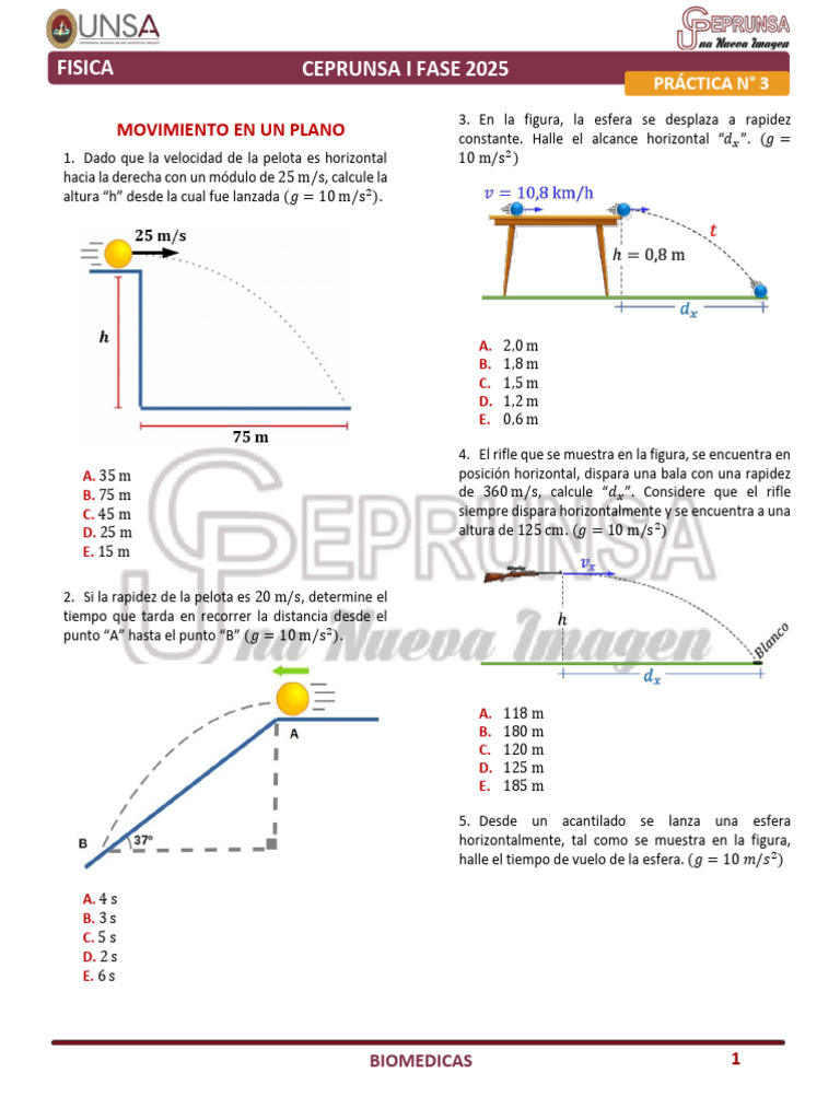 P3 - Fisica | PDF | Velocidad | Velocidad