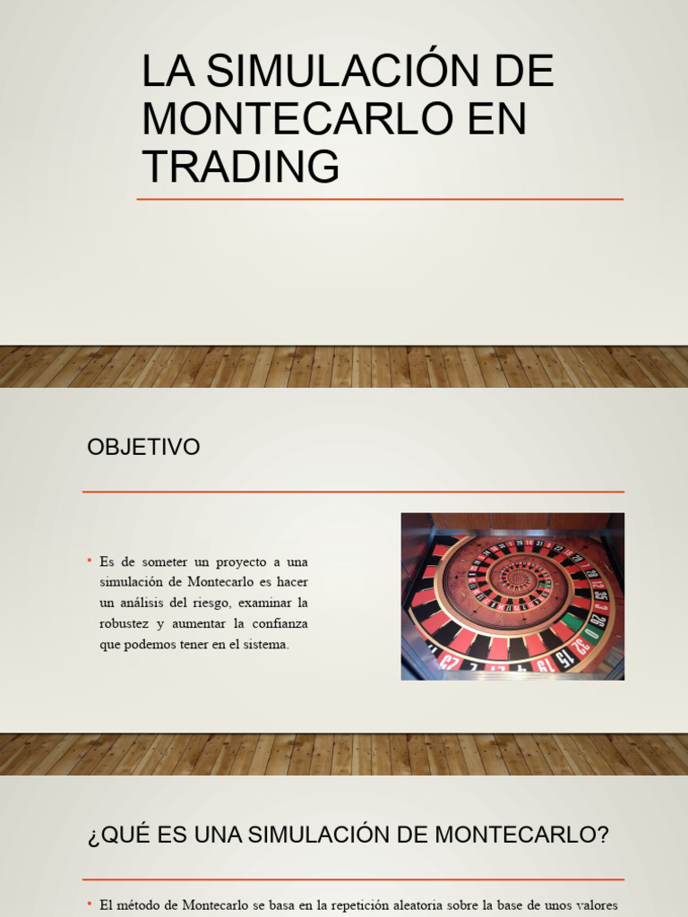 La Simulación de Montecarlo en Trading | PDF | Método Monte Carlo | Simulación