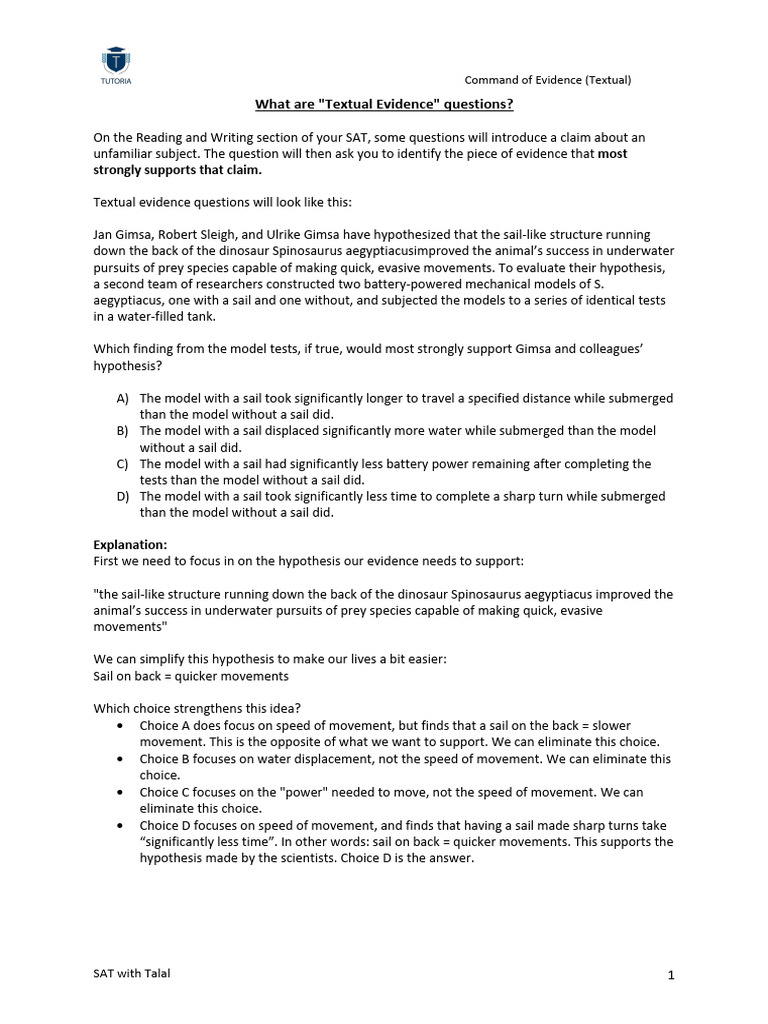 Lecture Notes 5 | PDF | Hypothesis | Evidence